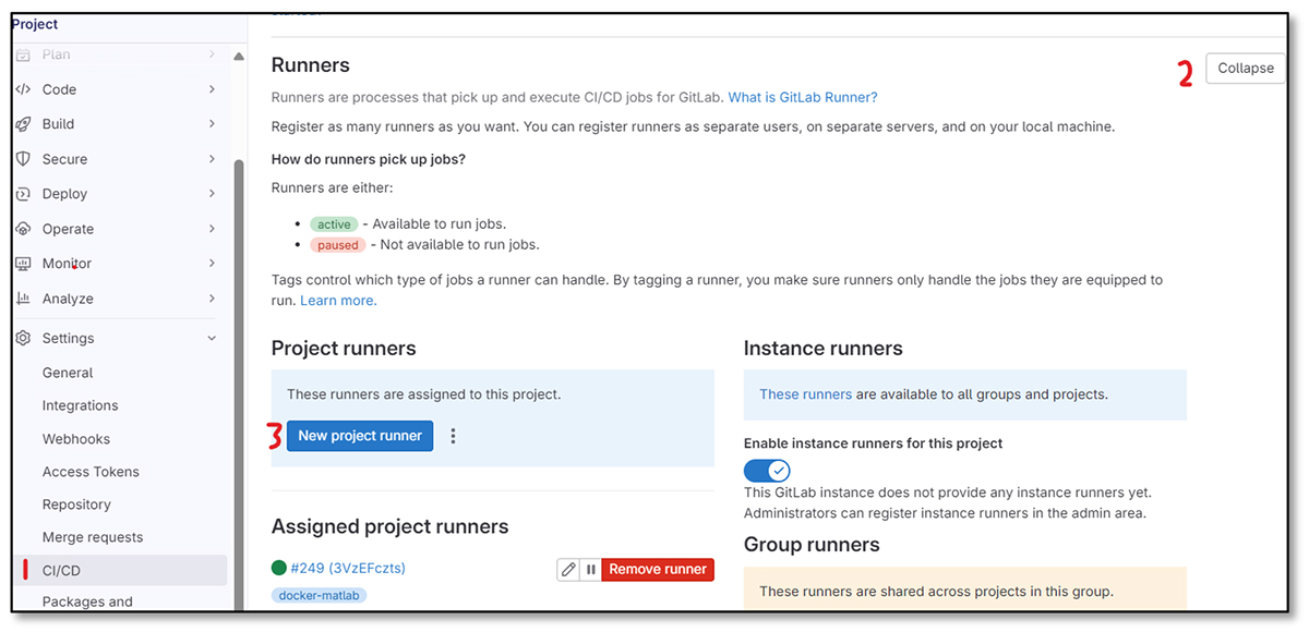 Continuous Integration with Docker and GitLab Runner - MATLAB & Simulink