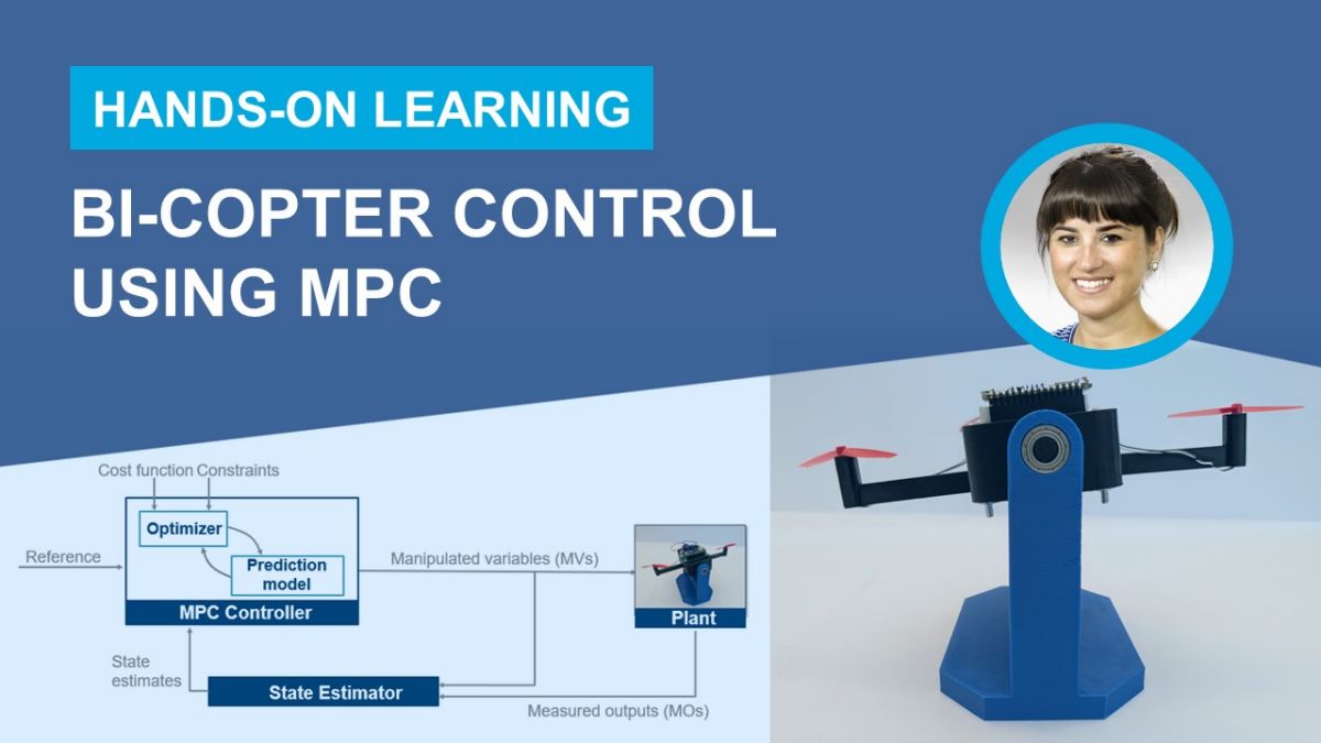 System Identification and MPC Design using a Low-Cost Bi-Copter Hardware - MATLAB